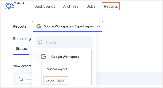 How to export Google Classroom Announcements data from the SysCloud backup application?